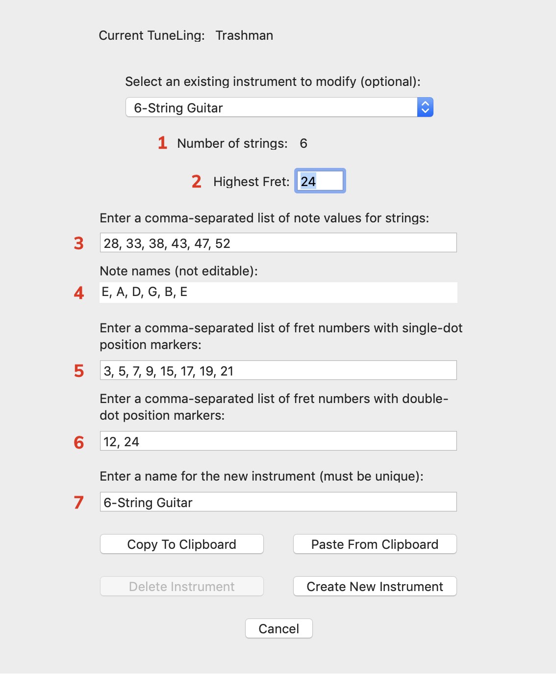 Chapter 19 – Creating Custom Instruments and Tunings – TuneLings